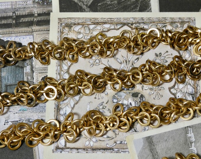 Vintage Brass Round Multi Link Chain, Jewelry Making Supply Lot, 6mm - Etsy