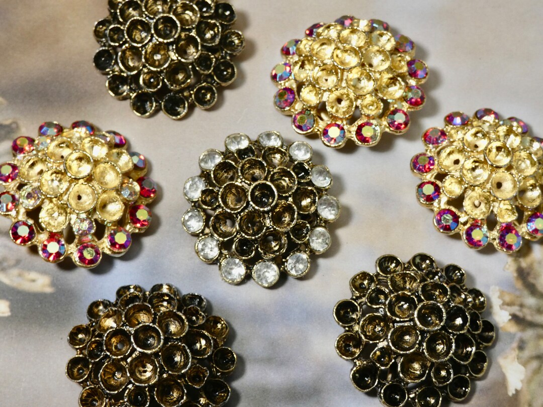 Pin Blanks Ready for Stones, a Great Piece to Embellish or Jewelry ...