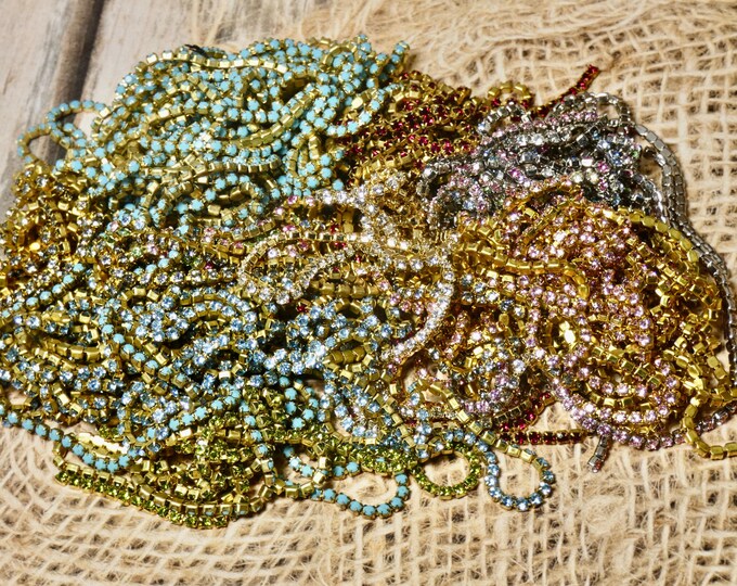 Cup Chain 1mm and 2mm Assorted Colors for Jewelry Making, Embellishment ...