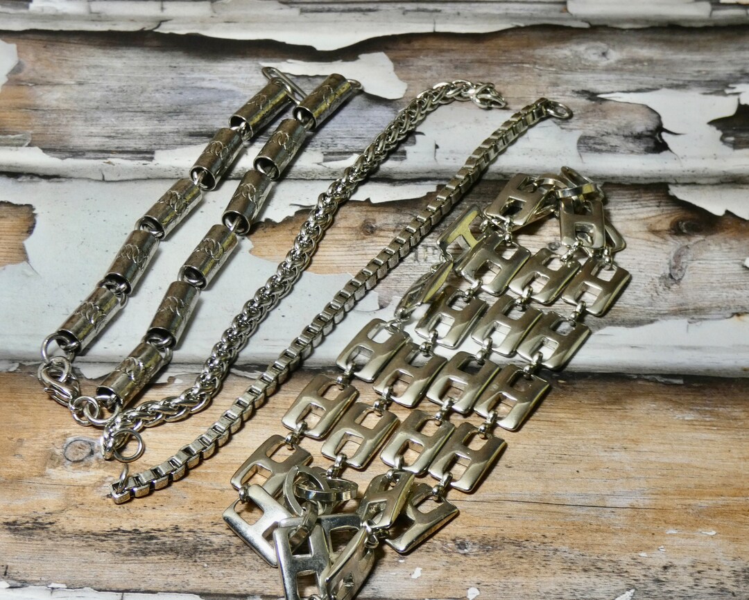 Silver Chain Assortment for Jewelry Making, a Great Mixture of Silver ...