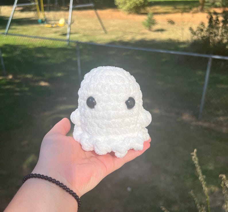 Cute Crochet Ghost Plushie, Halloween Ghost, Crochet Ghost, Ghost, Cute ...