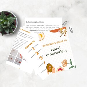 Fairy Garden Embroidery PDF Pattern – Beginner Hand Embroidery Guide ...