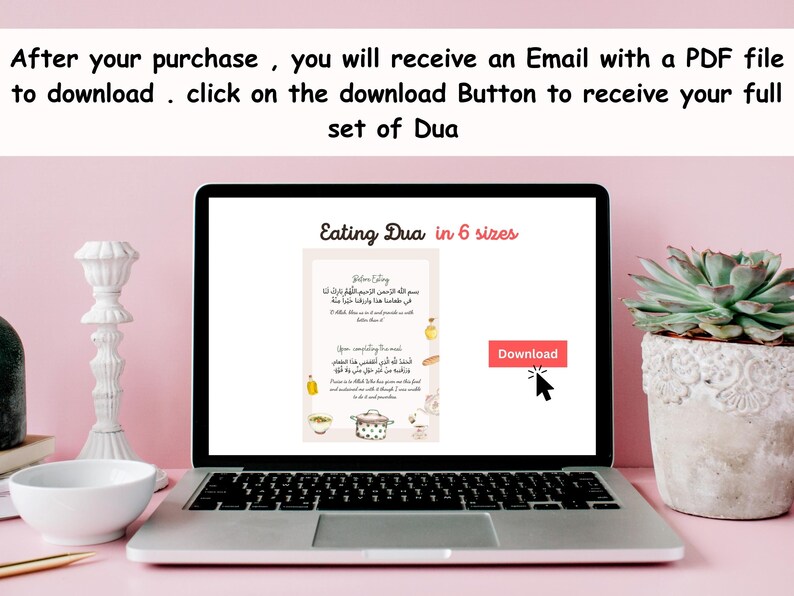 Printable Dua Before Eating Islamic Kitchen Art, Digital Dua After ...