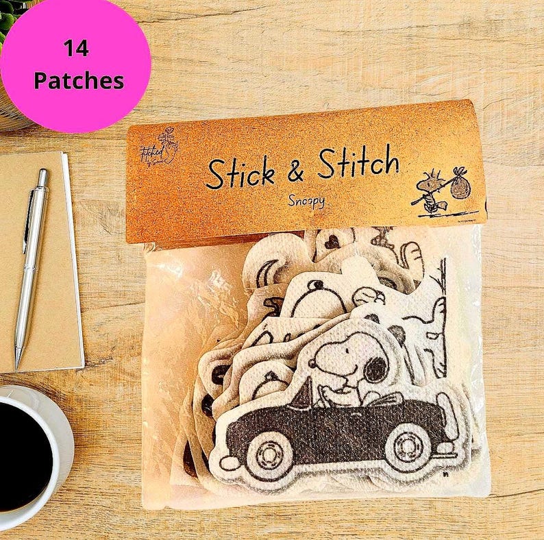Snoopy and Woodstock Hand Embroidery Stick and Stitch Patterns, Water ...