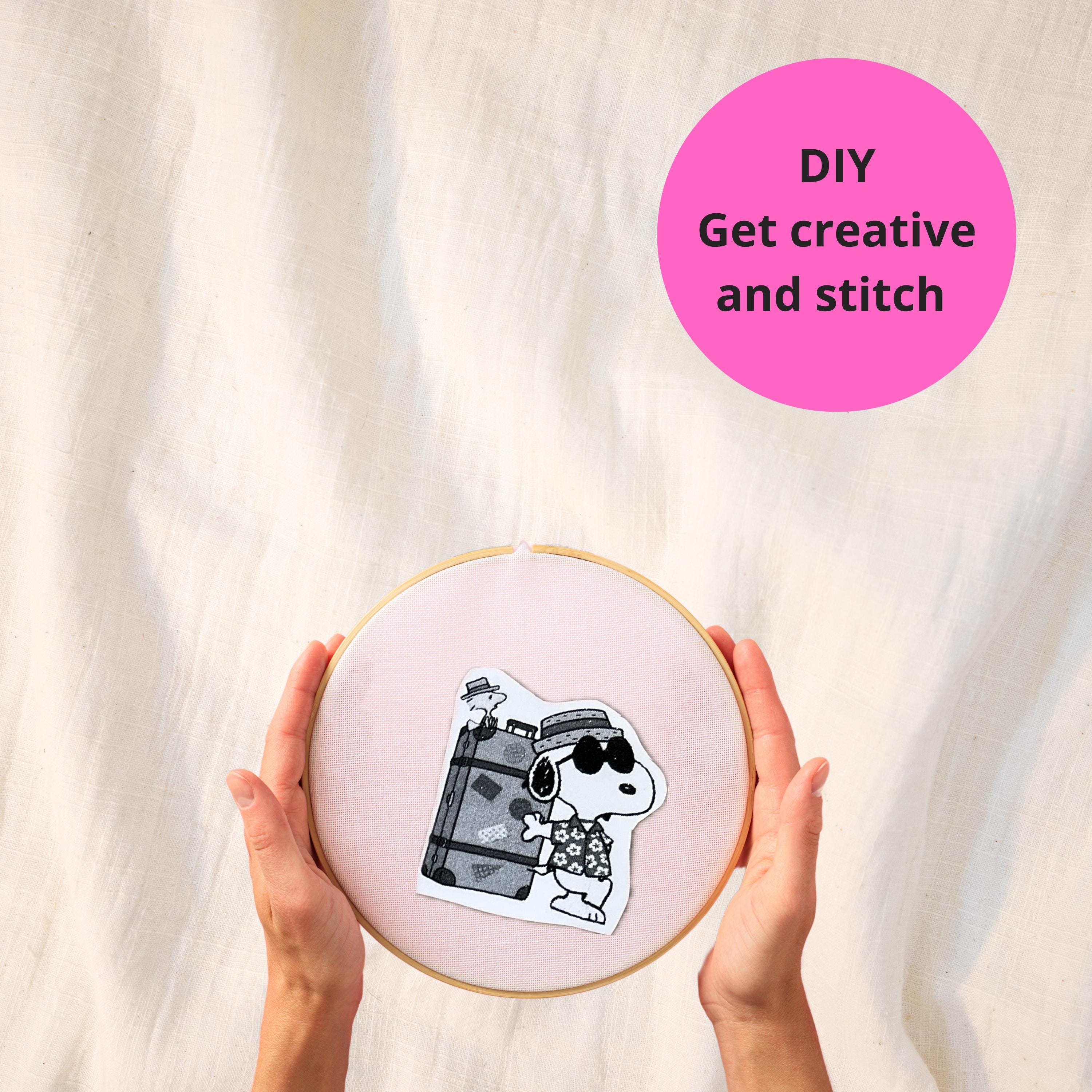 Summer Peanuts Snoopy Hand Embroidery Stick and Stitch Patterns, Water ...