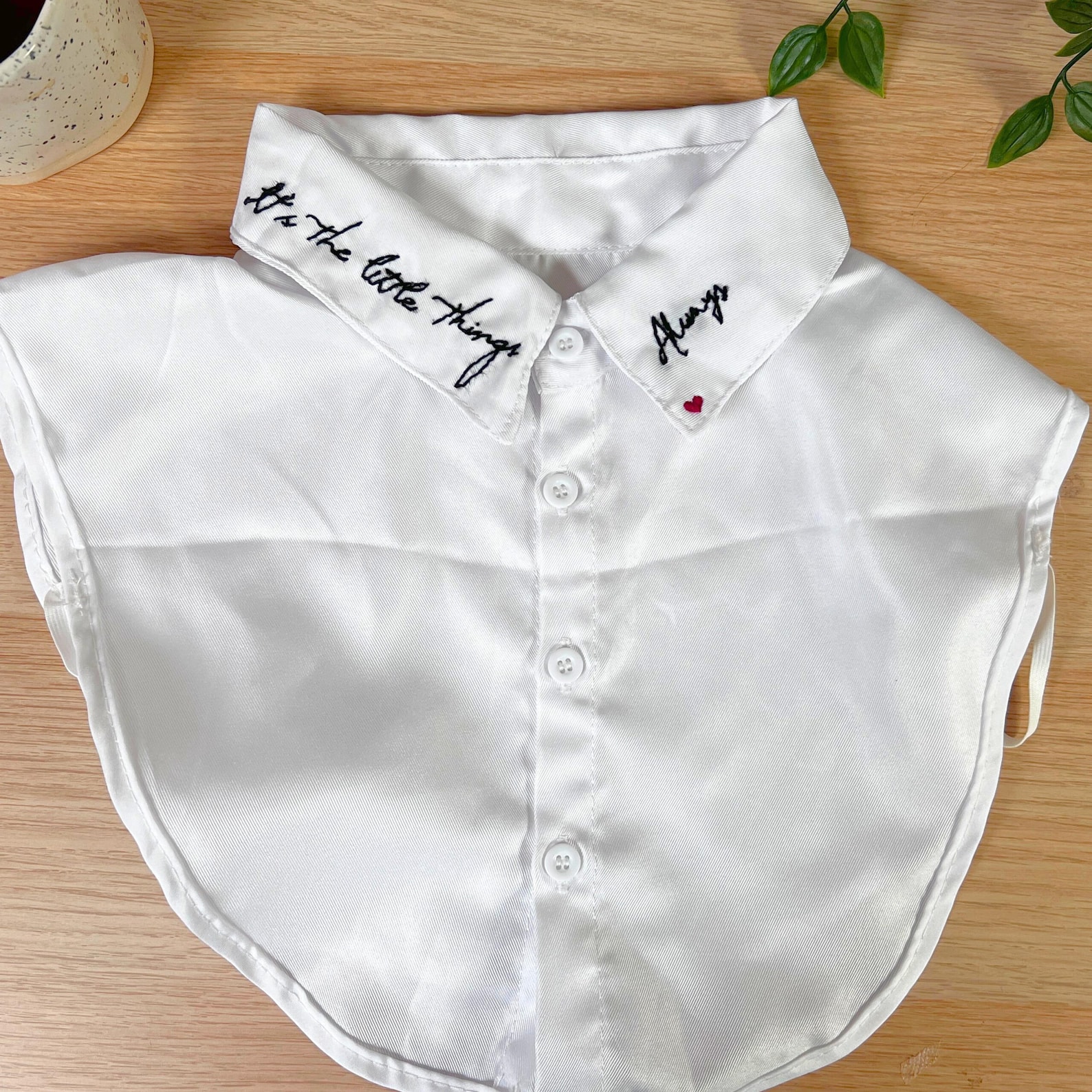 Hand-embroidered Detachable Collar – Minimalist Fashion Accessory ...
