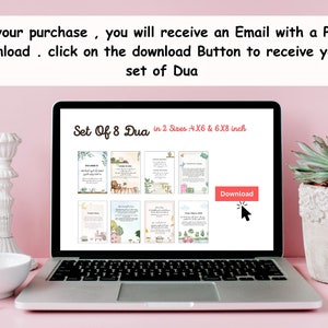 Set of 8 Essential Islamic Duas Digital Islamic Wall Art - Etsy