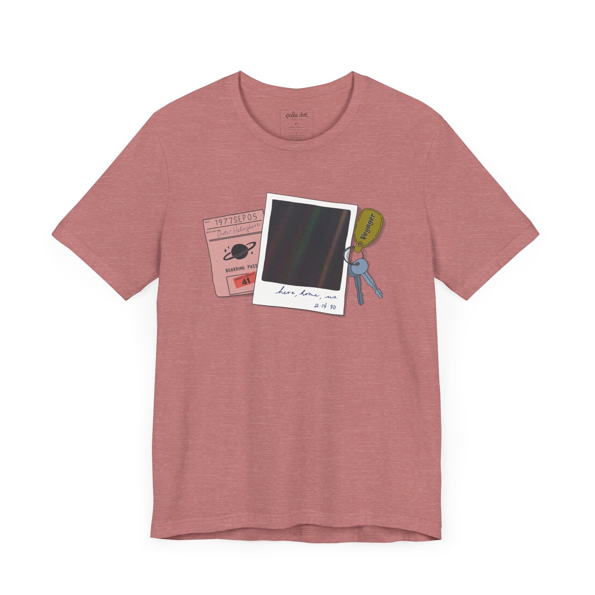Carl Sagan Inspired Shirt - Pale Blue Dot Voyager Tee - Back to School ...