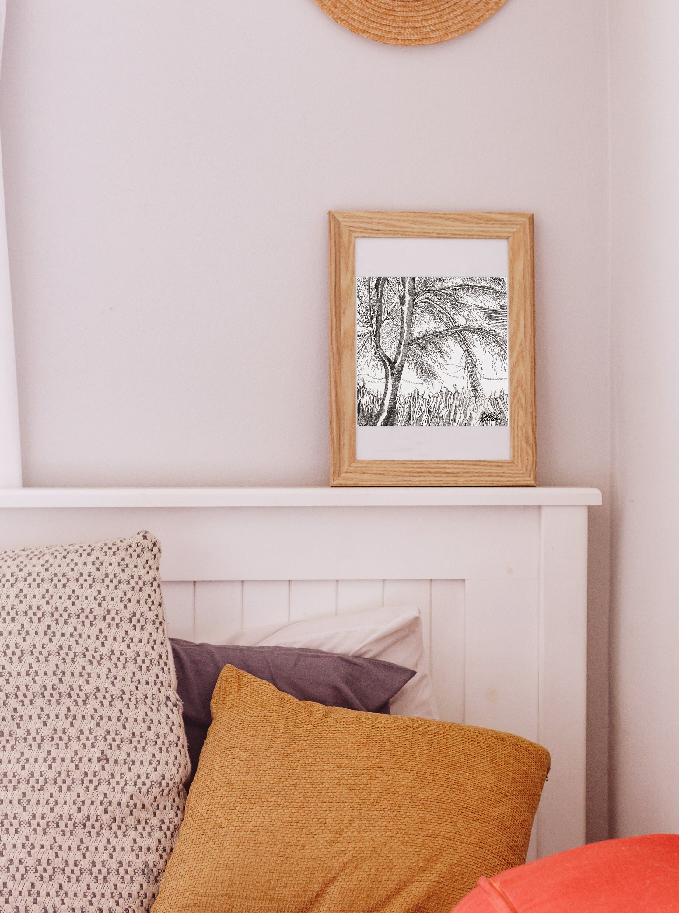 Art Print - Goddard Memorial Park of Trees - From Original Illustration ...