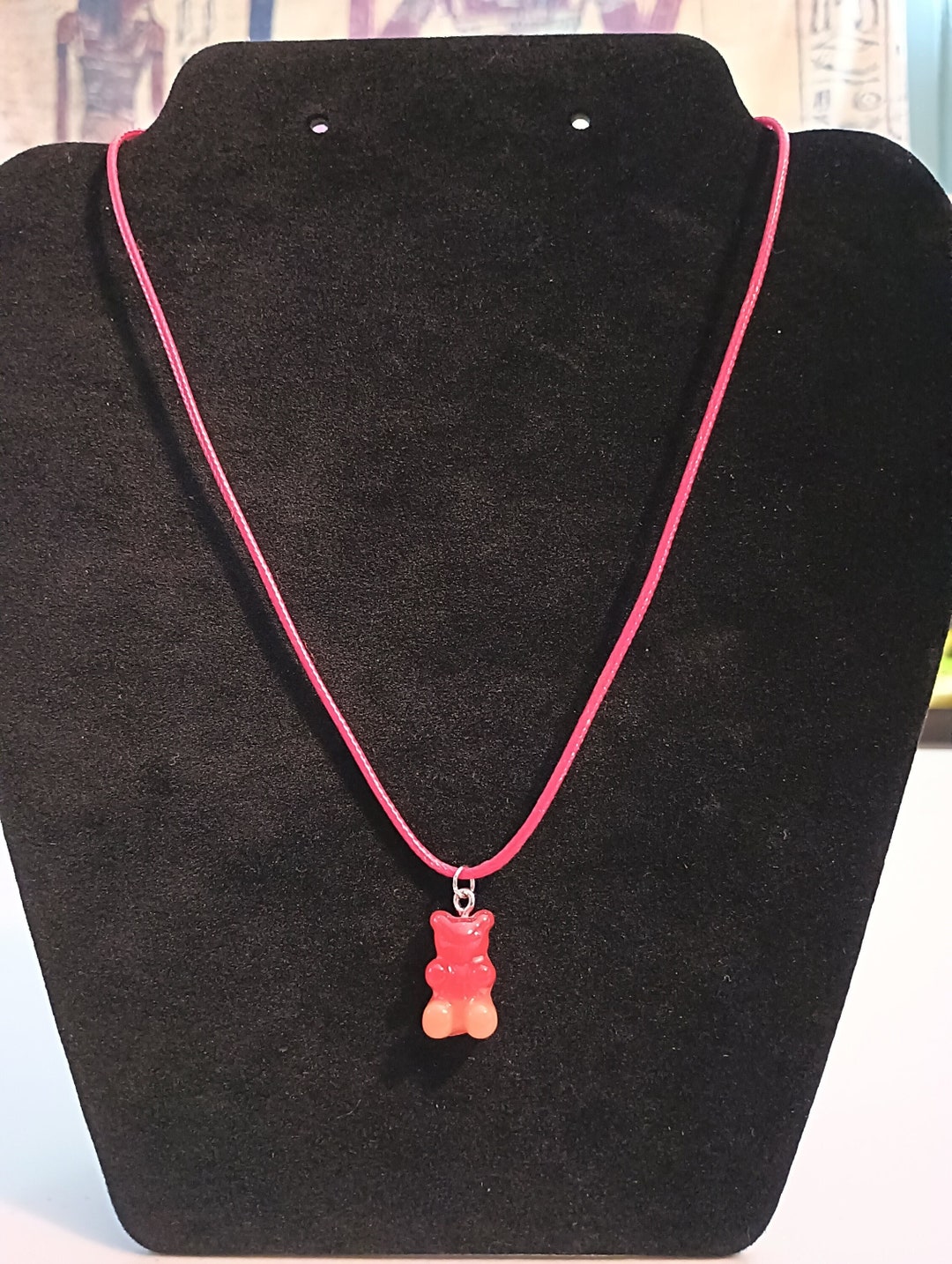 FIRE Gummy Bear Necklace - Etsy
