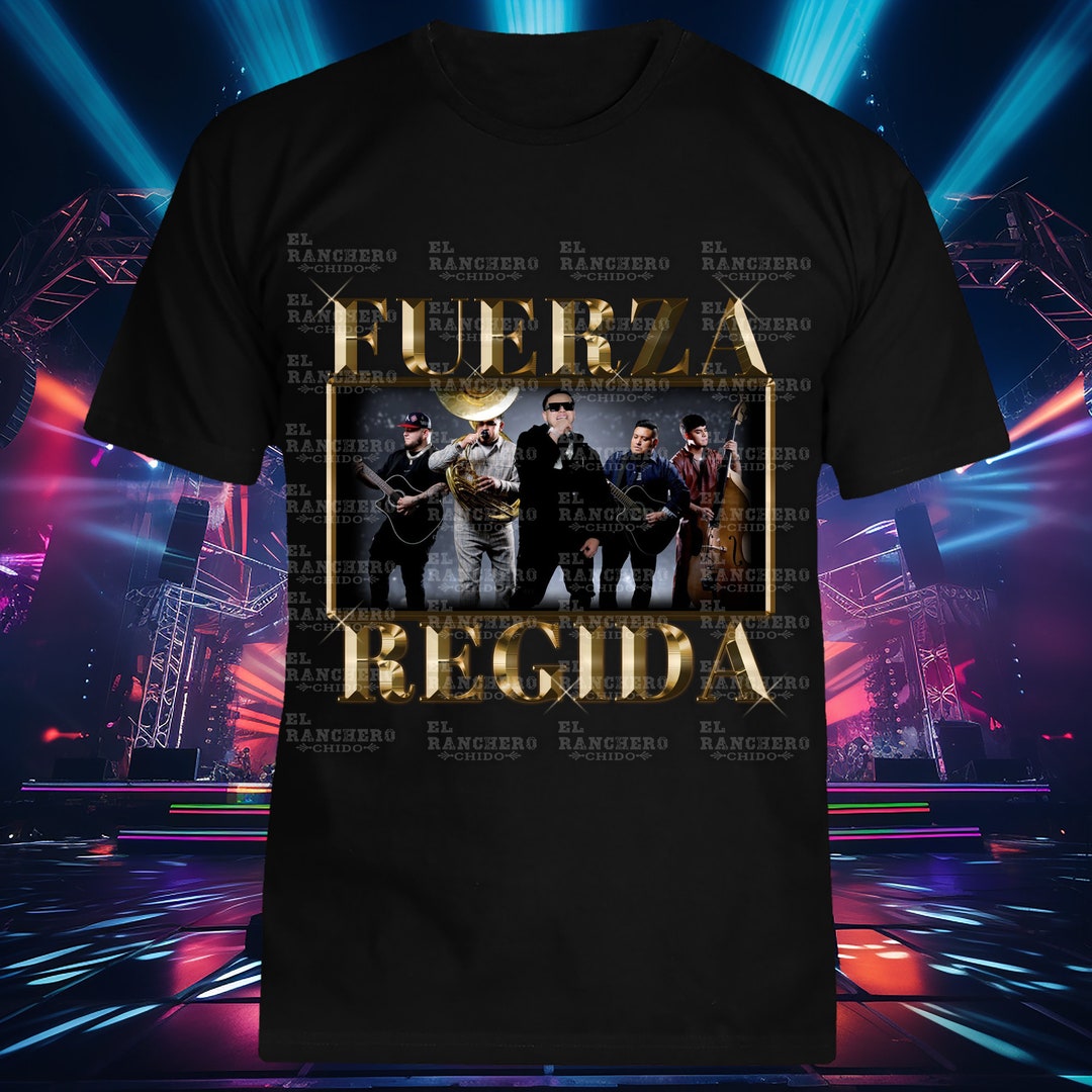Fuerza Regida Regional Mexican Singer T-shirt - Etsy