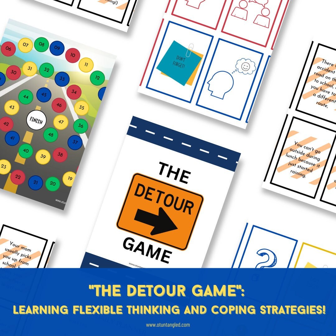 Printable"detour Game" Packet: Learning Flexible Thinking and Coping ...