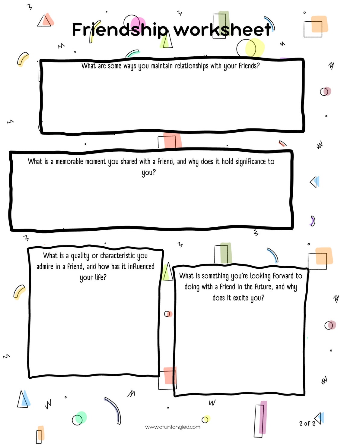 Social Emotional Learning Workbook - Etsy