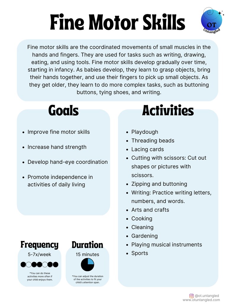 Fine Motor Skills Home Program - Etsy Fine Motor Skills Home Program - Etsy