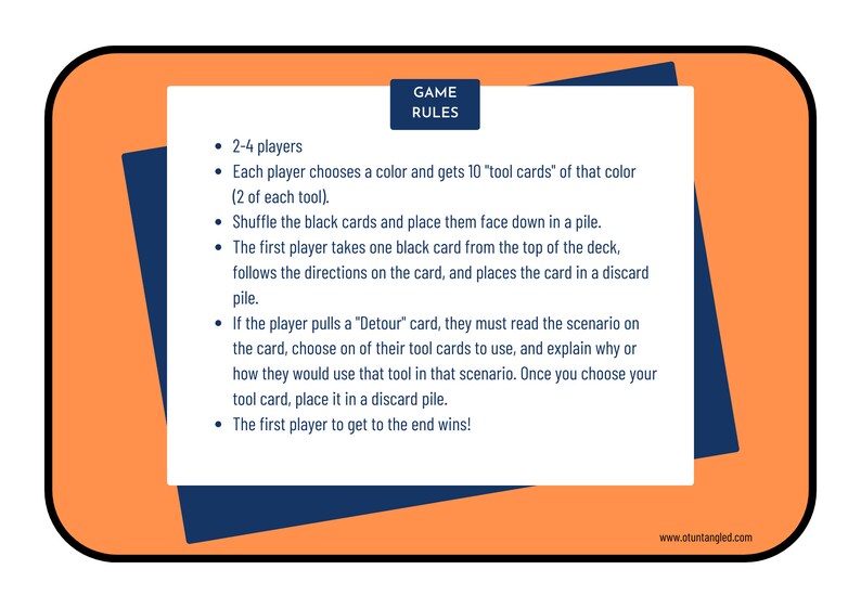 Printable"detour Game" Packet: Learning Flexible Thinking and Coping ...