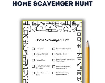 STILL Stuck at Home Scavenger Hunt Pdf File Printable,home Games,fun ...