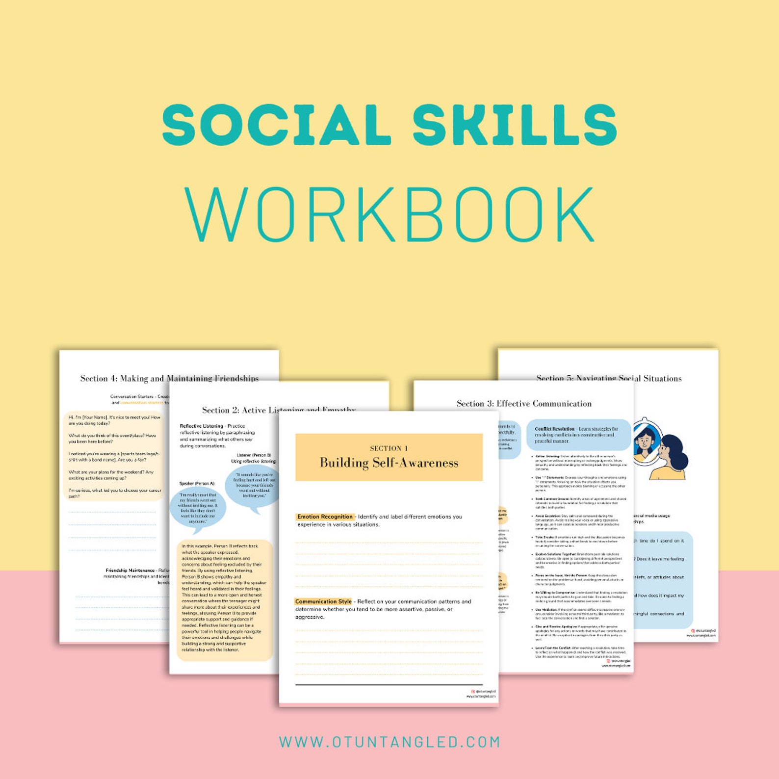 Social Skills Workbook - Etsy