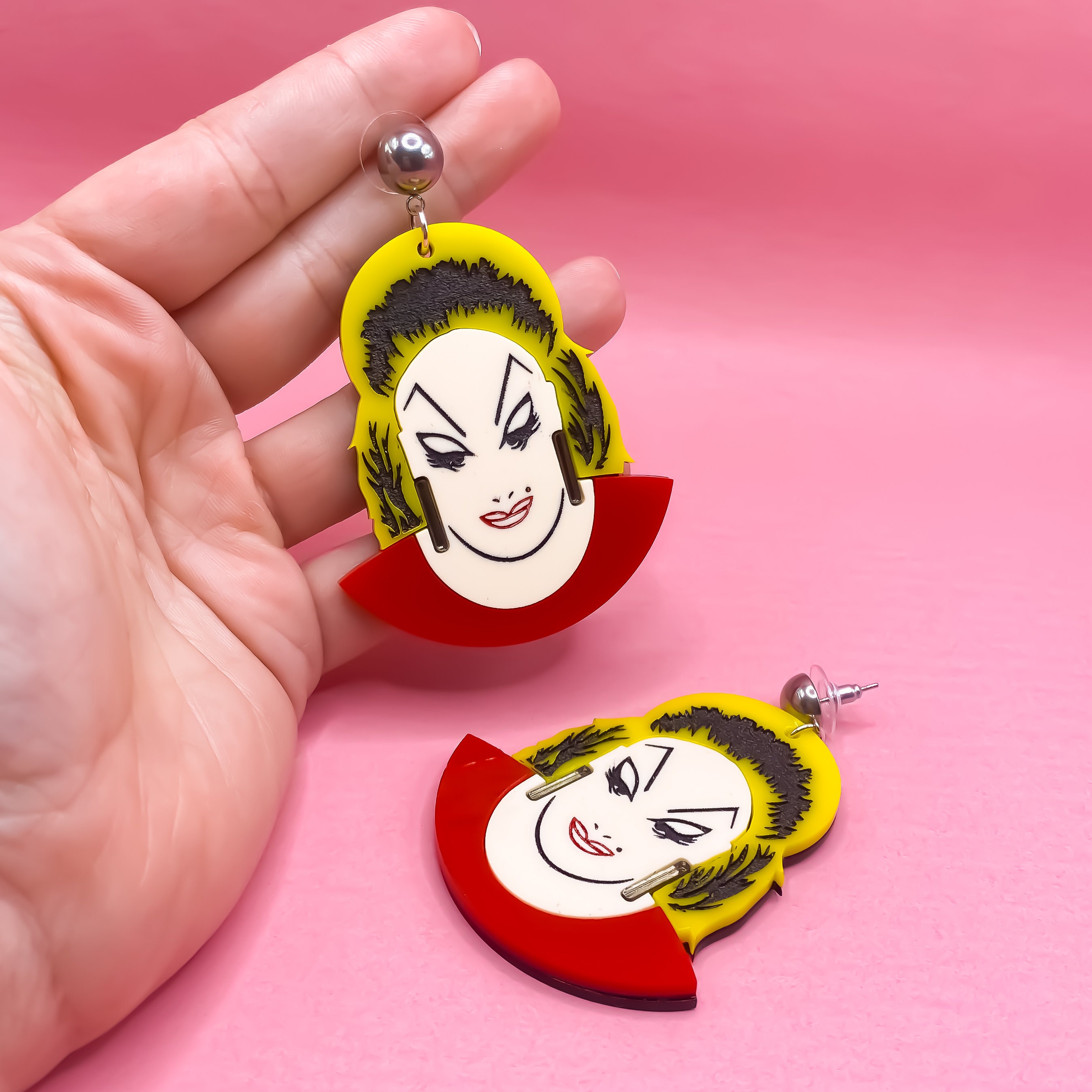 Divine Drag Queen Pink Flamingos Inspired Acrylic Dangle - Etsy
