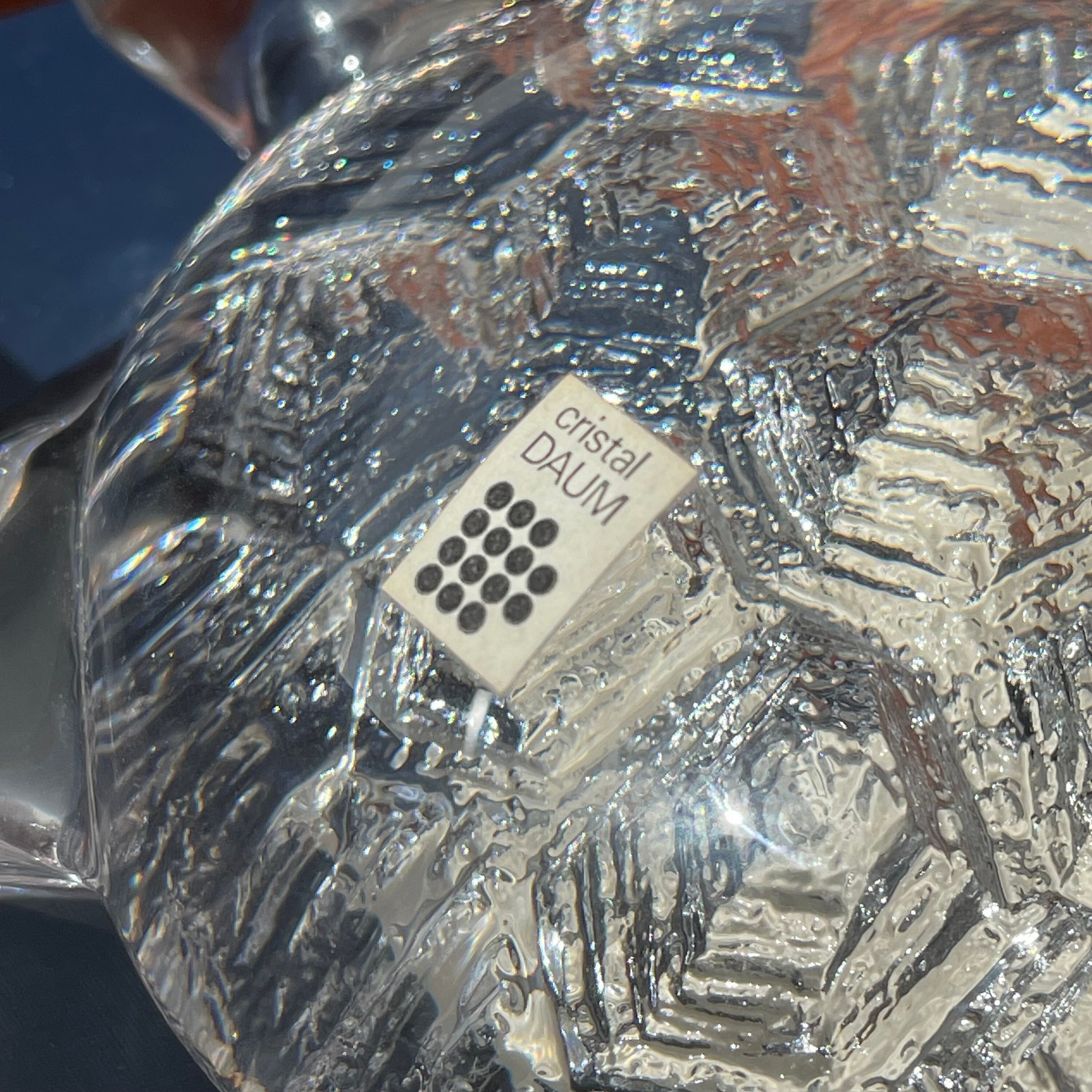 Large Figurine Turtle Daum France Glass Original Box - Etsy