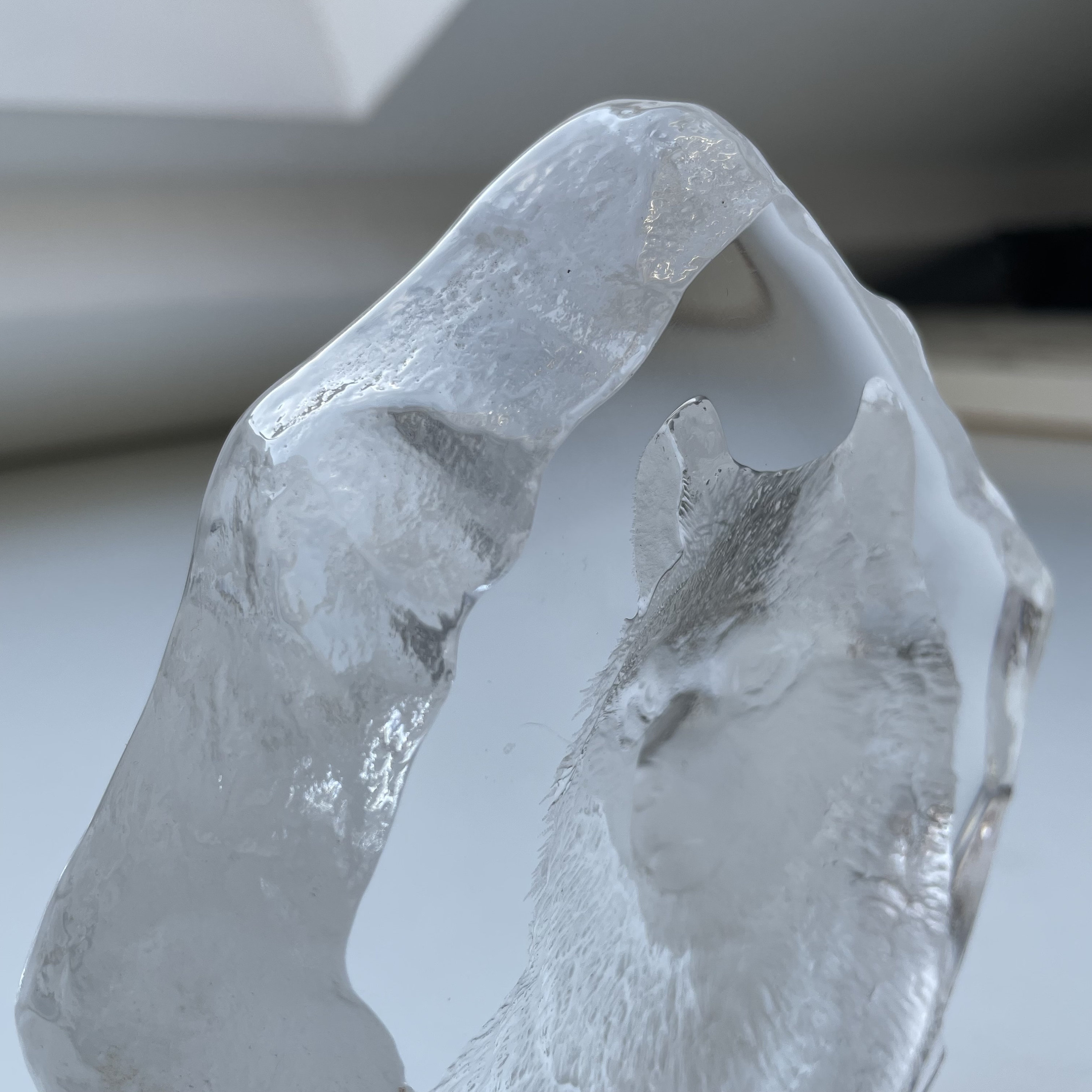 Paperweight Wolf Malares Mats Jonasson Sweden Crystal Glass - Etsy