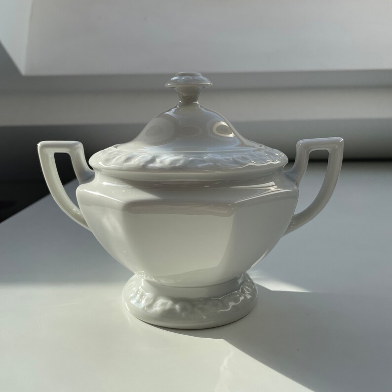 Sugar Bowl White Maria Rosenthal Germany Porcelain - Etsy