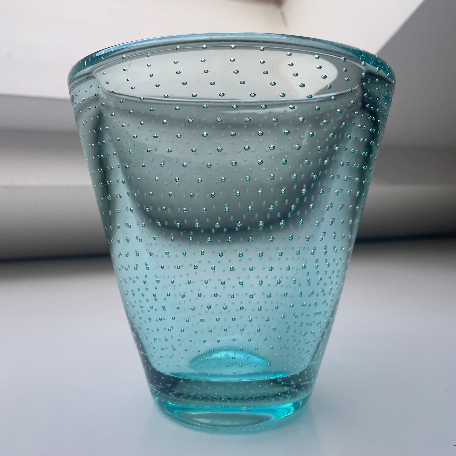 Decorative Vase Controlled Bubbles Glass - Etsy