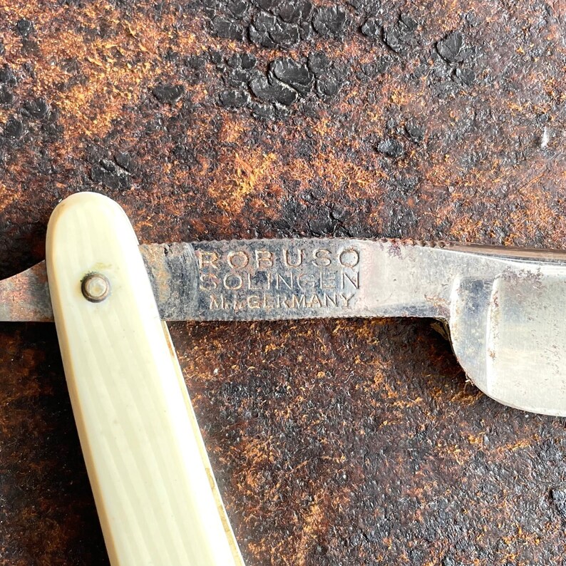 Robuso Solingen Vintage Straight Razor Germany - Etsy