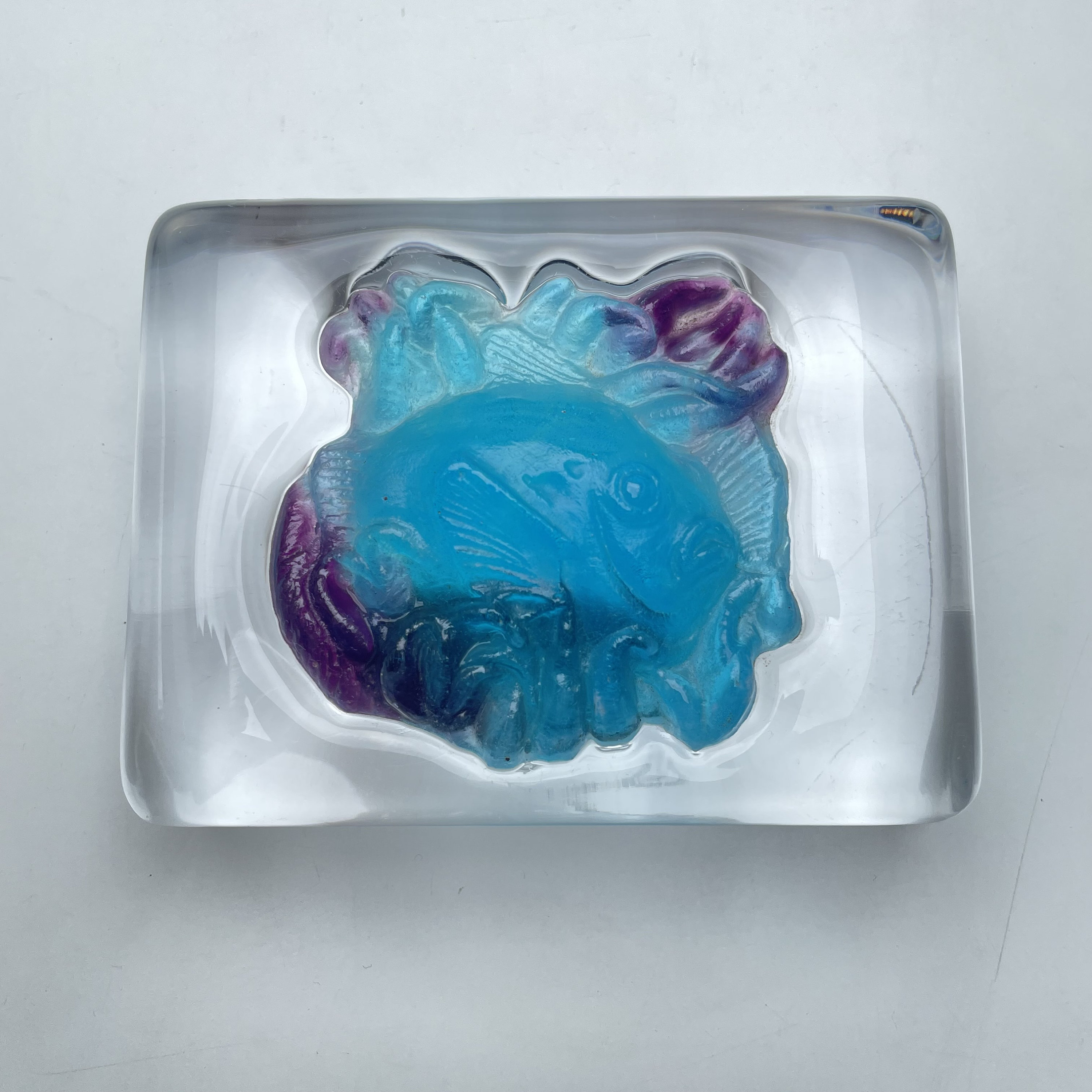 Paperweight Fish Daum Nancy France Art Glass - Etsy