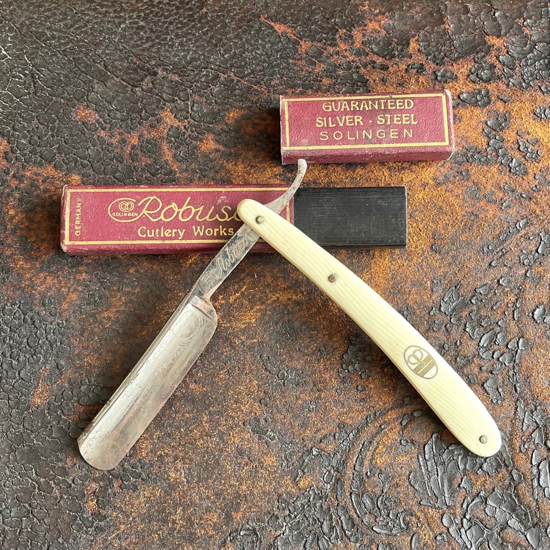 Robuso Solingen Vintage Straight Razor Germany - Etsy