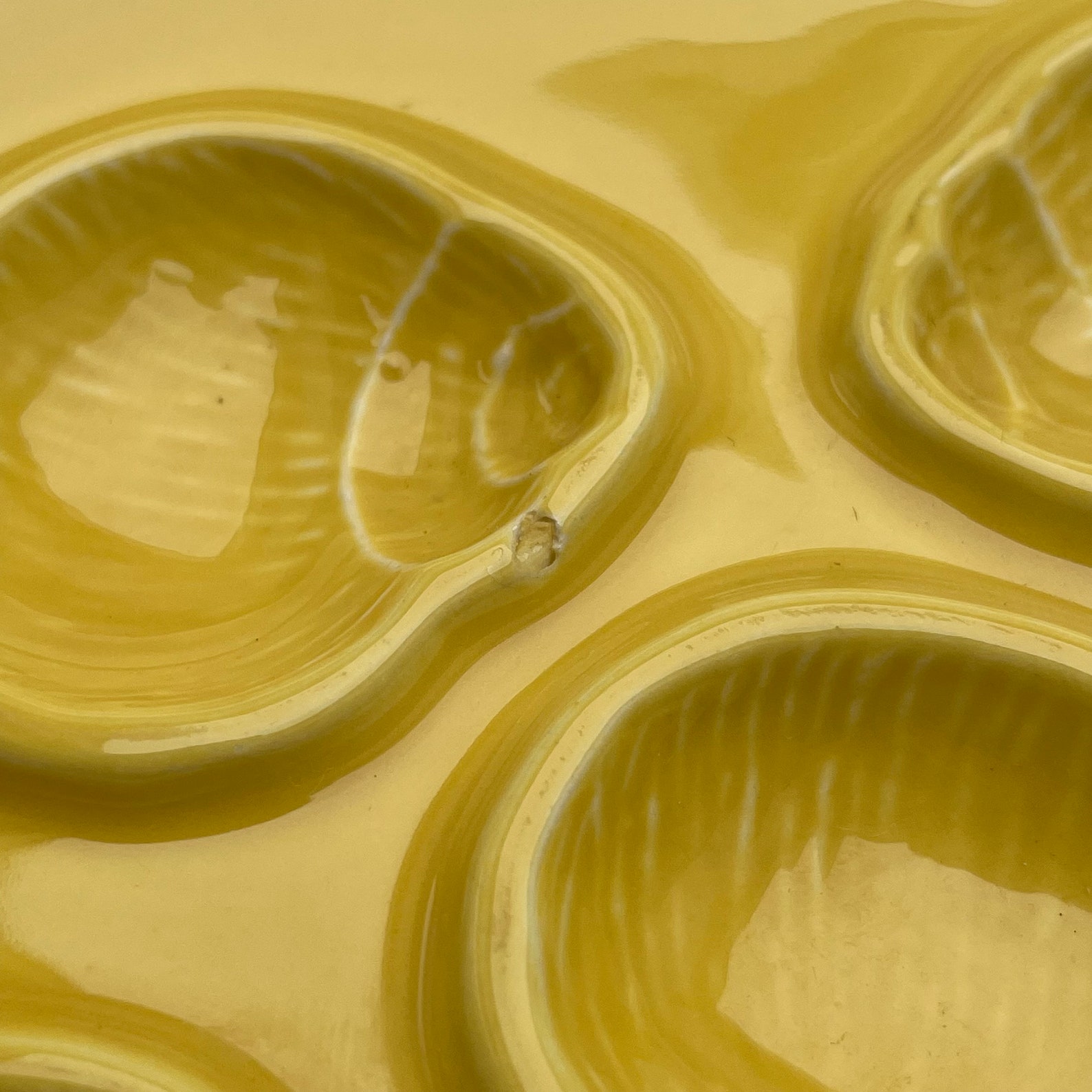 Escargot Plates France Yellow Ceramic - Etsy