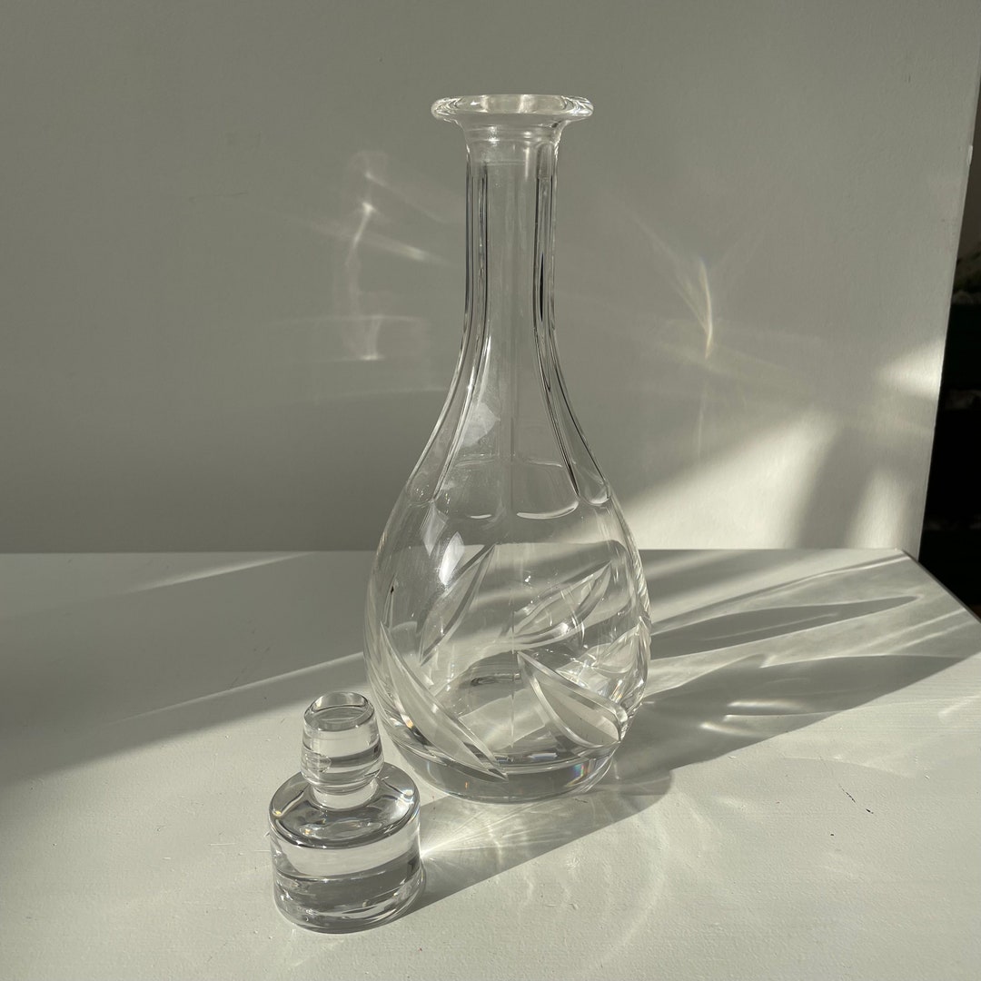 Decanter Cartier France Crystal Glass - Etsy
