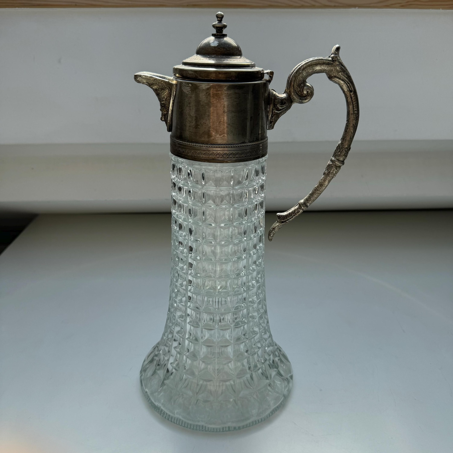 Vintage Pitcher With Ice Cubes Insert Italy Silver Plated - Etsy
