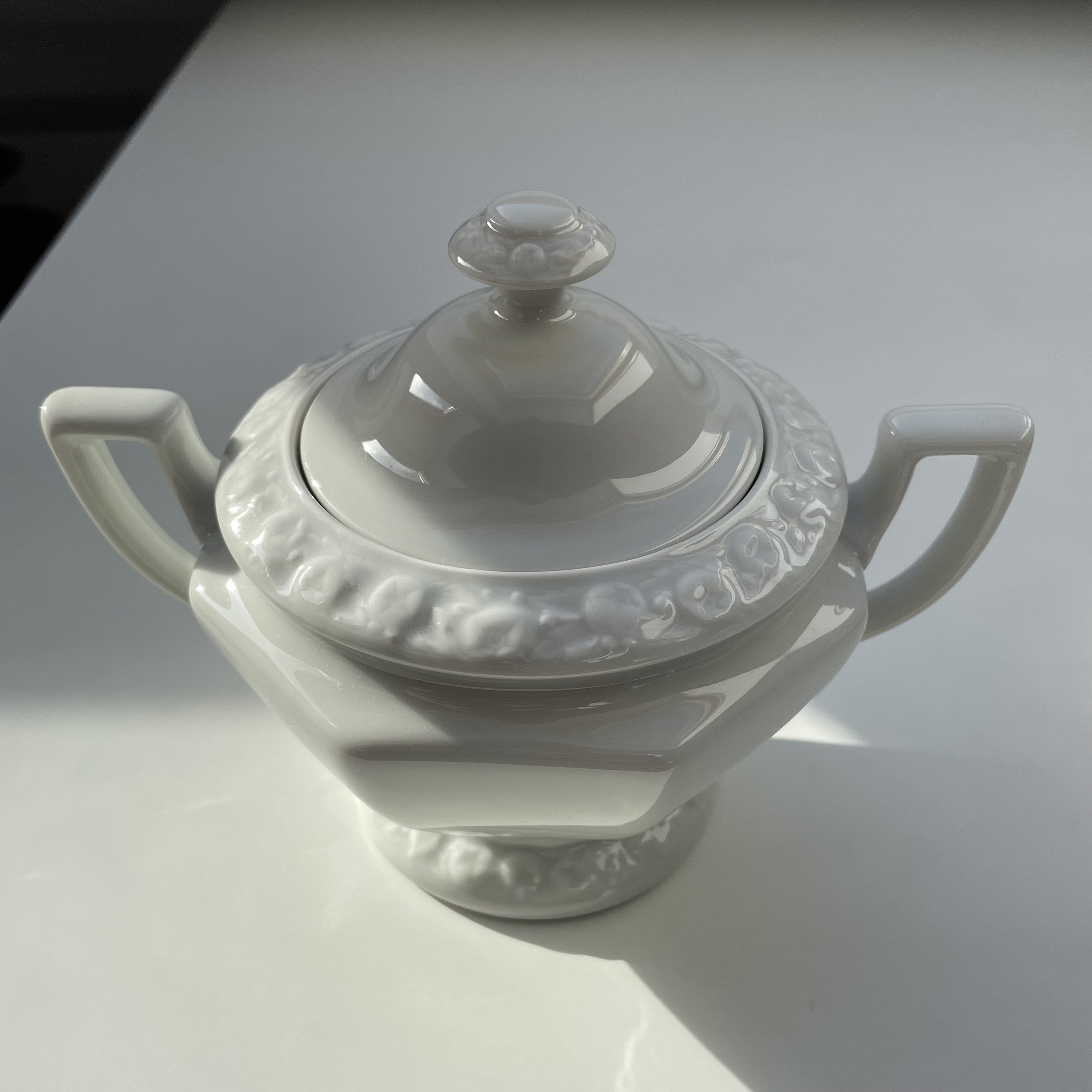 Sugar Bowl White Maria Rosenthal Germany Porcelain - Etsy