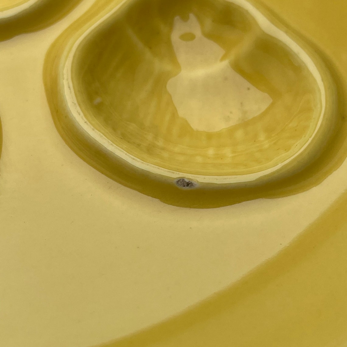Escargot Plates France Yellow Ceramic - Etsy