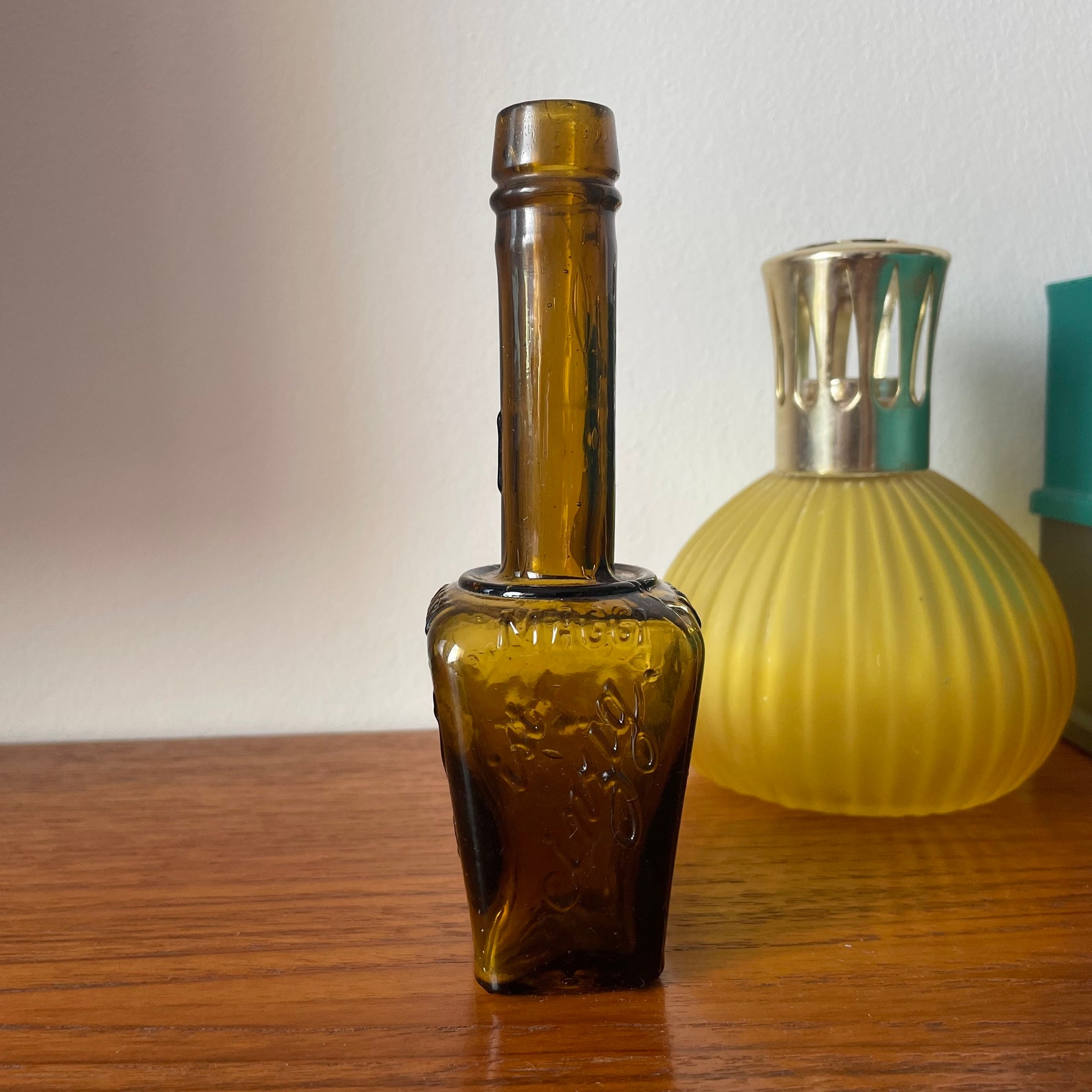 Collectible Bottle Maggi Sauce Amber Glass - Etsy