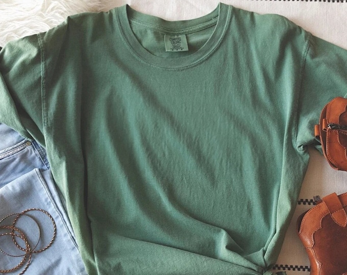 Blank Comfort Colors Shirts, %100 Cotton Trendy Comfort Colors Shirts ...