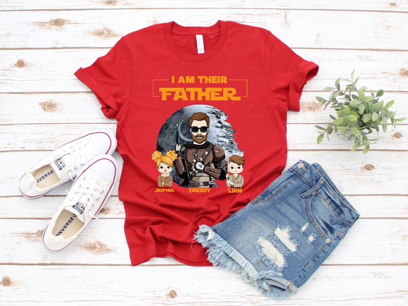 Custom Father's Day Shirt, I Am Their Father, Father's Day Shirts, Dad ...