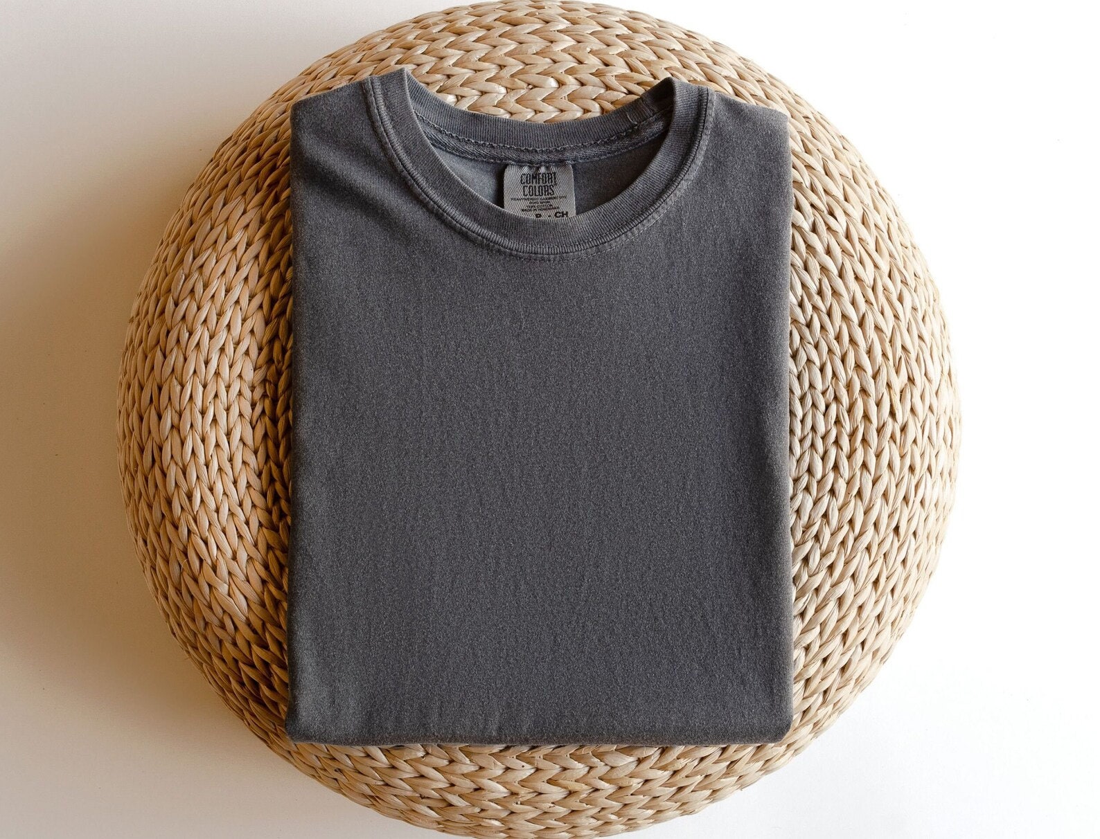 Comfort Colors Shirts, %100 Cotton T-shirts Trendy Soft Vintage Colored ...