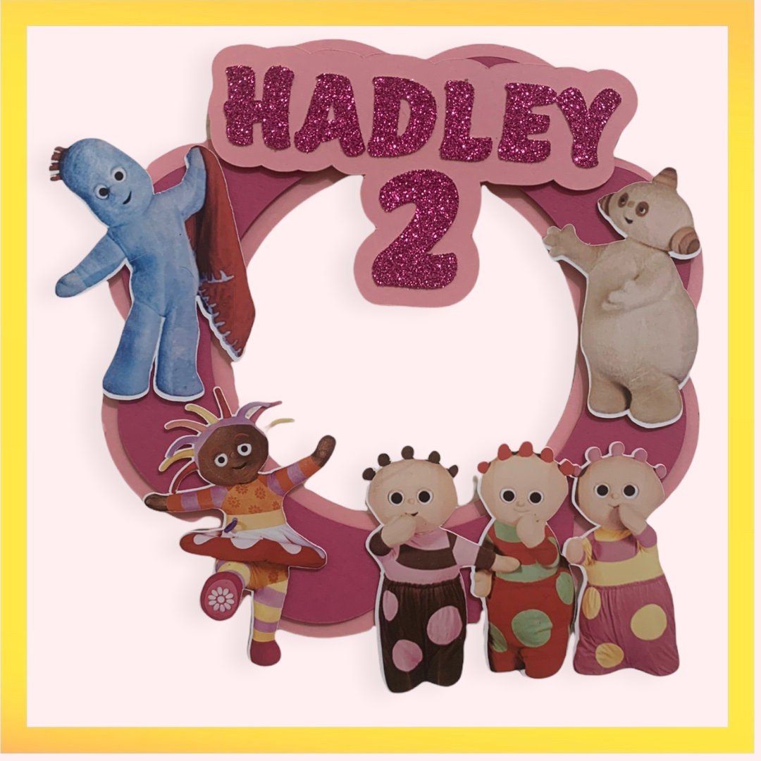 In the Night Garden Cake Topper Personalised Any Name & Age Igglepiggle ...