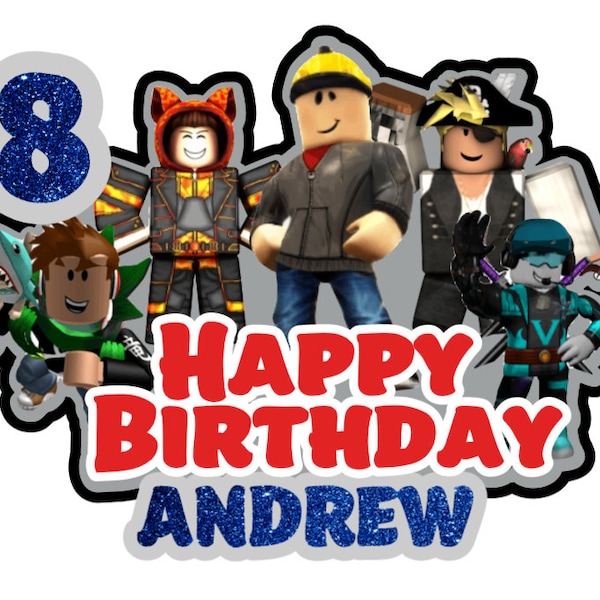 Roblox Cake Topper - Etsy UK