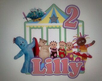Upsy Daisy in the Night Garden Birthday Handmade Cake Topper Set Sugar ...