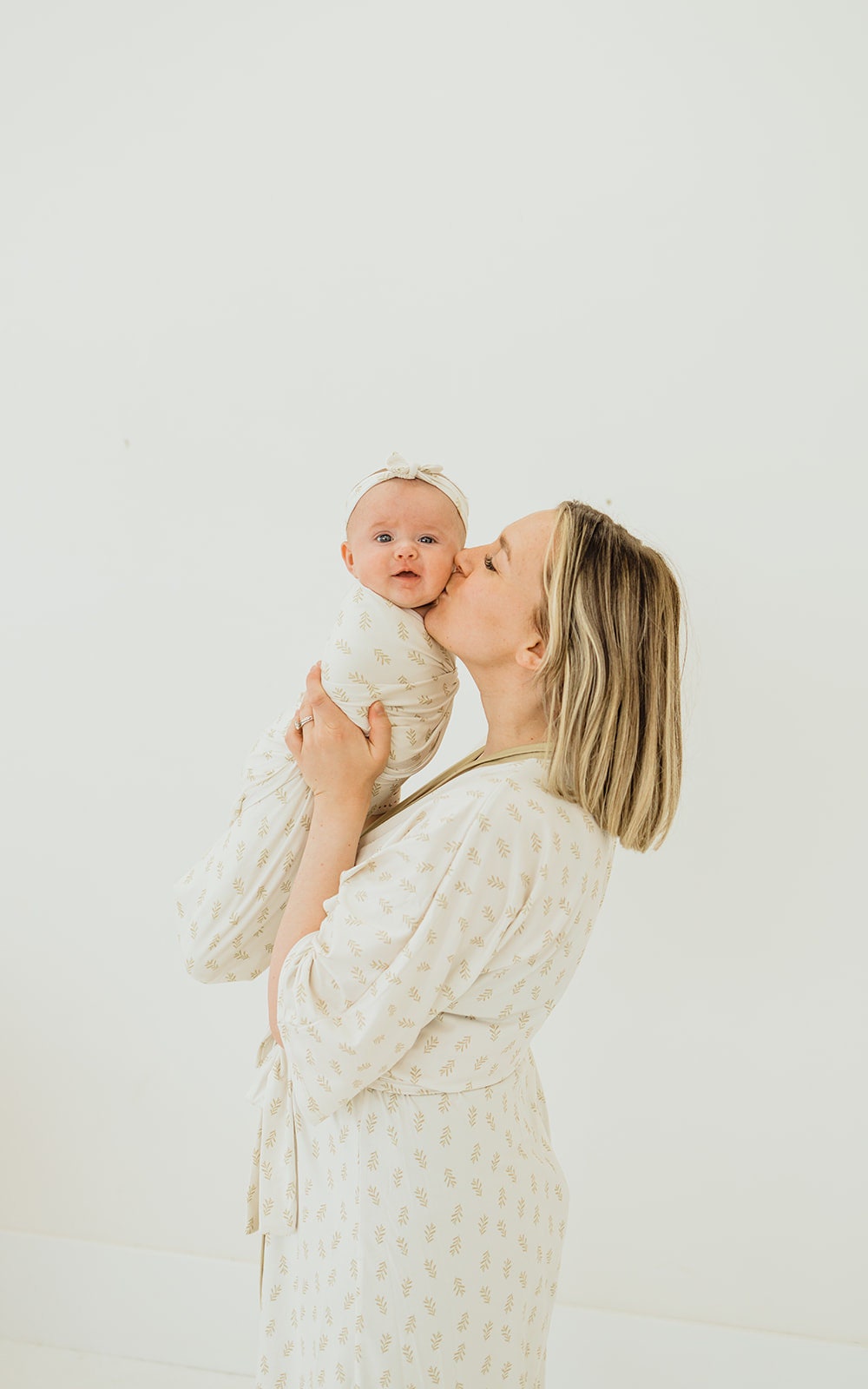 Robe and Swaddle Set, Maternity Robe, Mommy and Me Robe and Swaddle ...