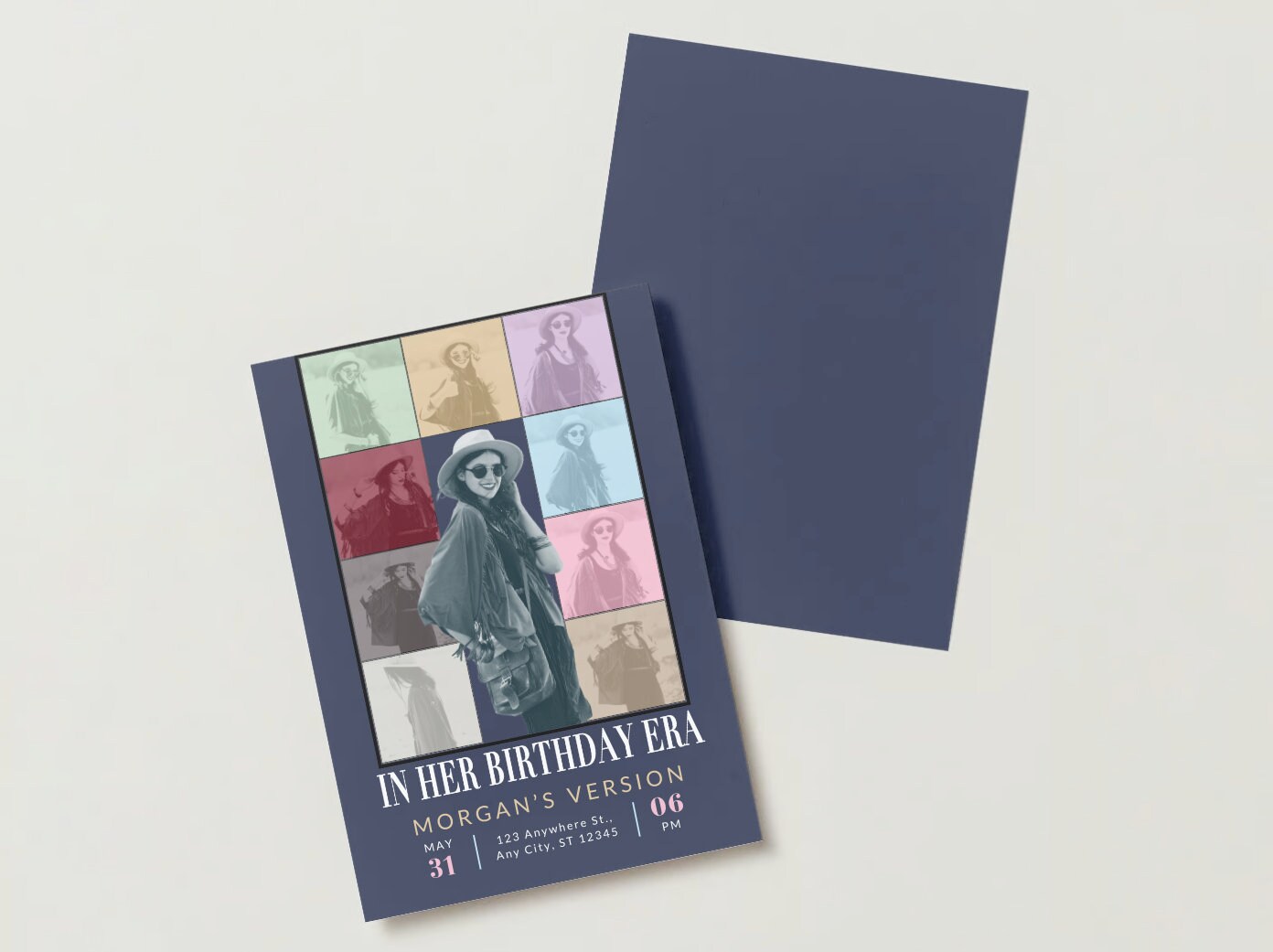 In Her Birthday Era Invitation, Girl's Birthday Invitation, Canva ...