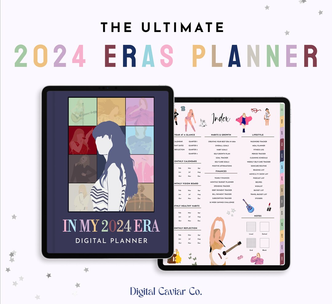In My 2024 Era Planner | the Ultimate Eras 2024 Digital Planner | 2024 ...
