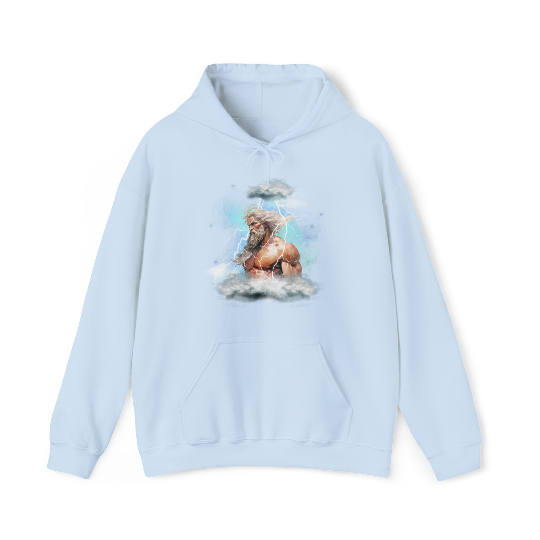 Unisex Zeus Hoodie God of Lightning - Etsy