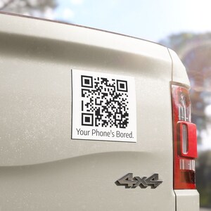 Custom QR Code Magnet Scout QR Code Car Magnet Car Advertising ...