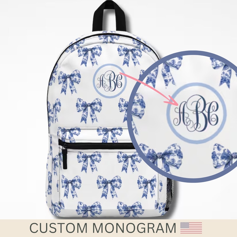 Preppy Backpack - Etsy