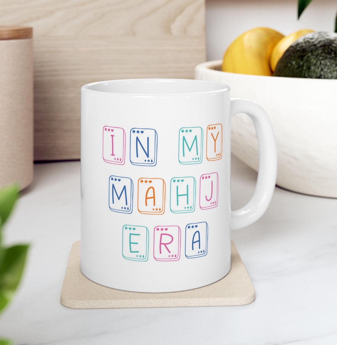 Mahjong Mug Mahjong Era Coffee Cup Tile Design Tea Cup Coffee Mug ...