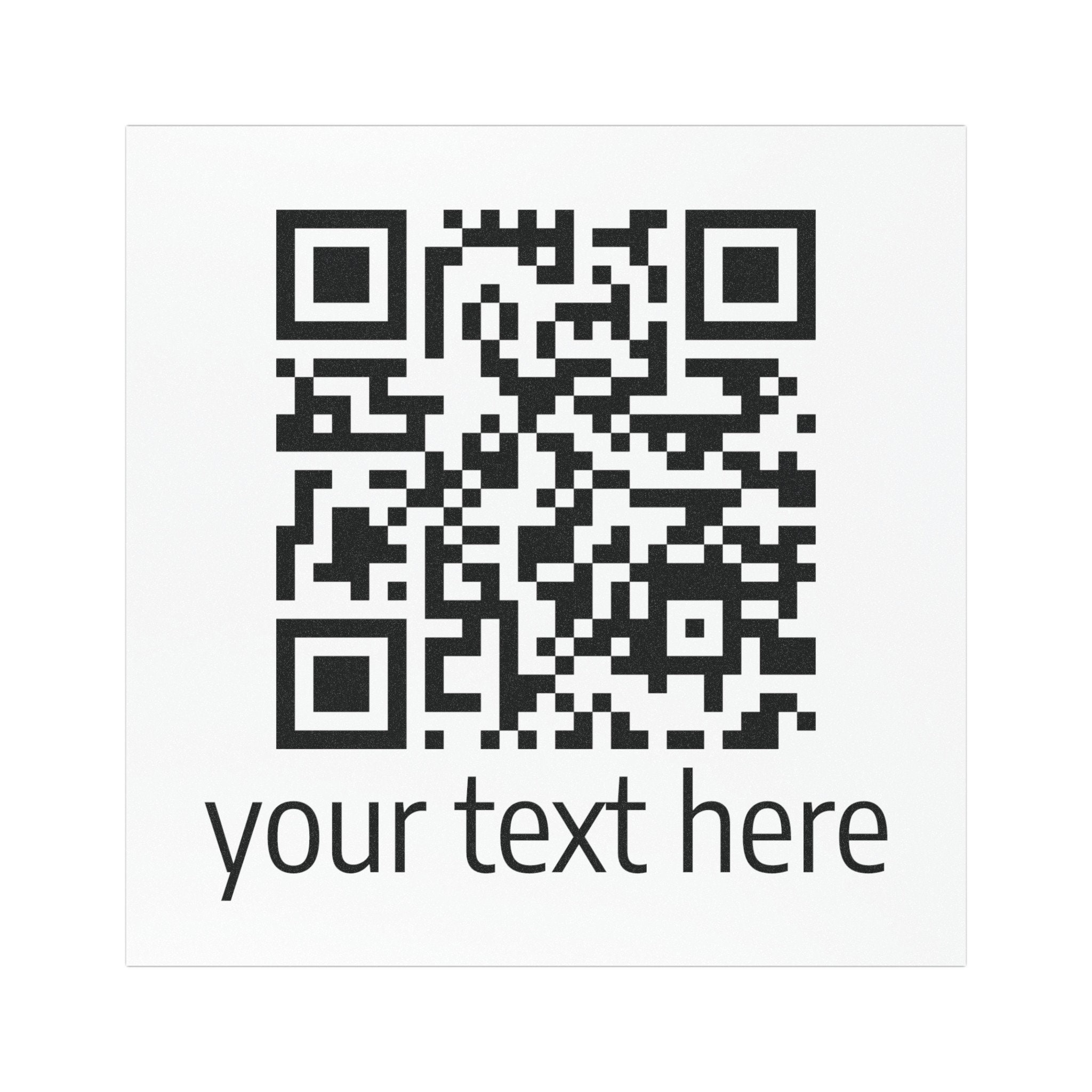Scan Me Sign Custom QR Code Magnet Business Car Sign Scan QR Code ...