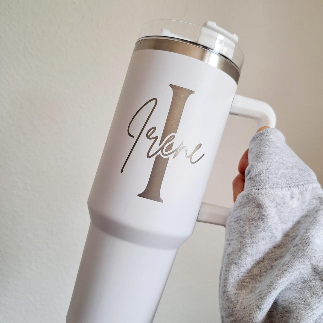 Insulated Mug Personalized Cup Letter Name Thermo Mug Personalize ...